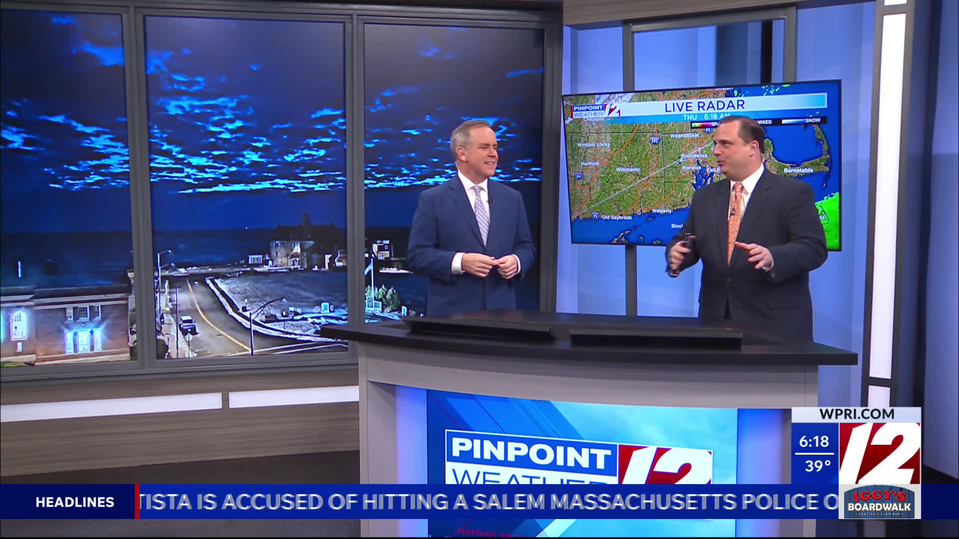 WPRI 12 weather forecast for 1/22/26: Icy spots this morning; snow ...