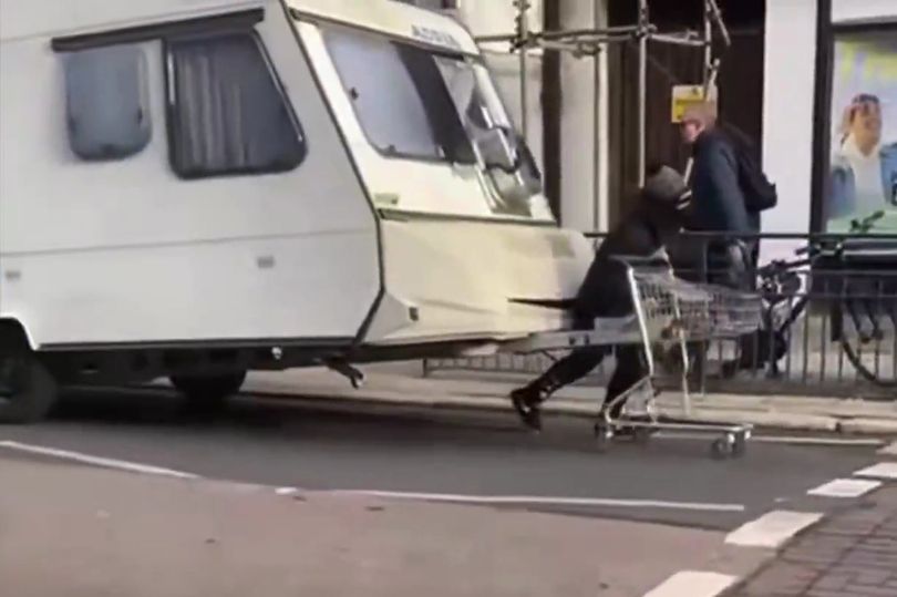 Heartbreaking true story behind Kent man using shopping trolley to pull ...