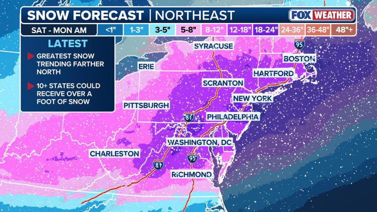 Winter storm watch issued for parts of NJ: Latest storm forecast ...