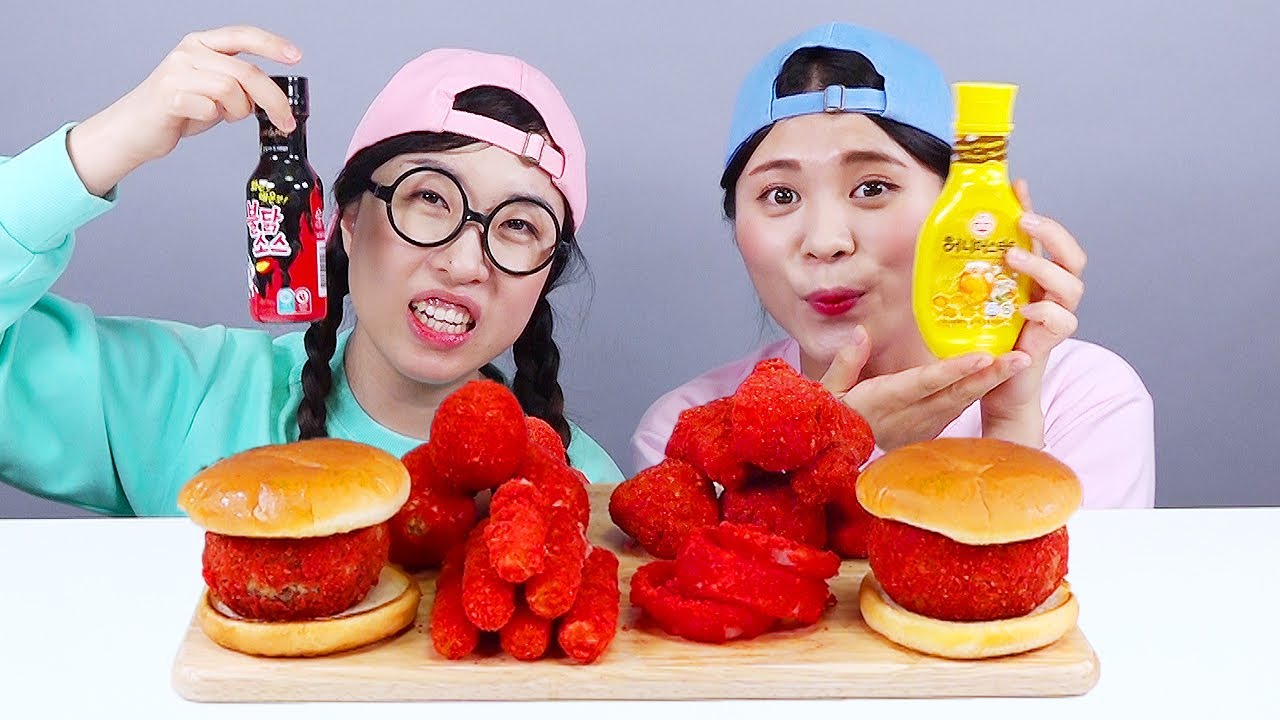Cheetos ayam hot dog mukbang DONA Indonesia