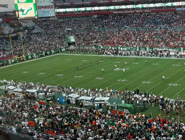 USF’s actual home football attendance in 2025 decreased from 2024