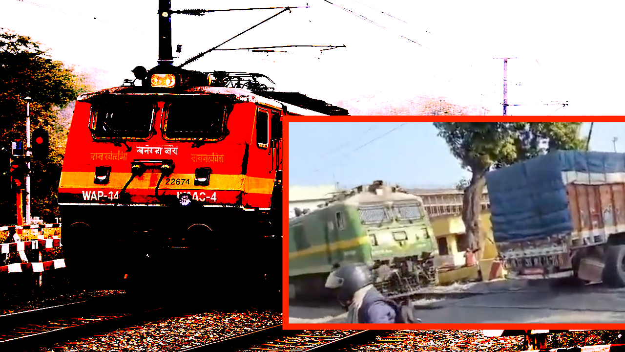 Train honks continuously, crashes into truck at railway crossing amid ...
