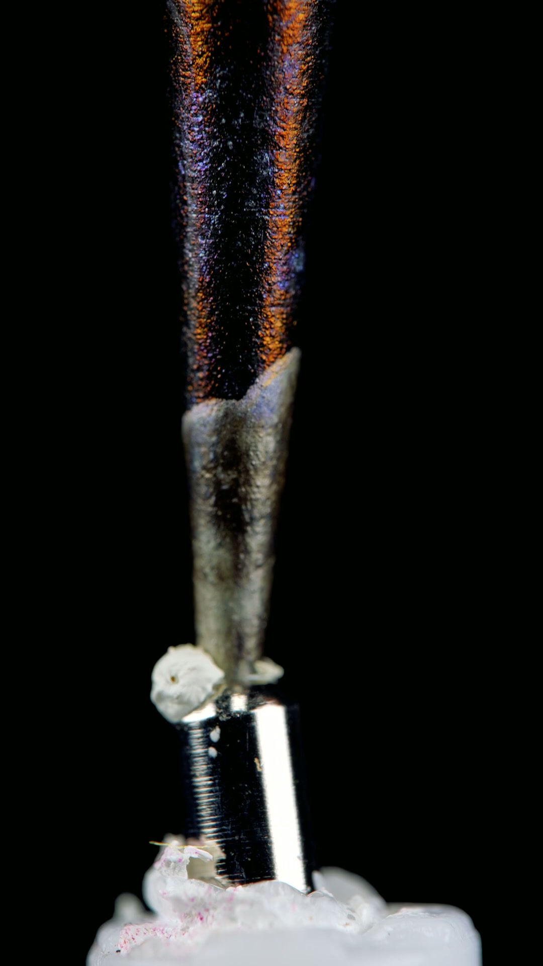 Destroy correction pen by soldering iron #urday