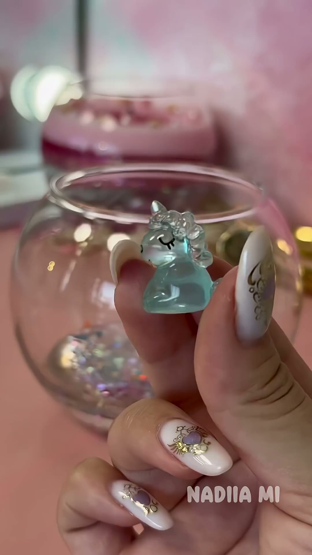 🦄 Unicorn water candle DIY | Relaxing ASMR