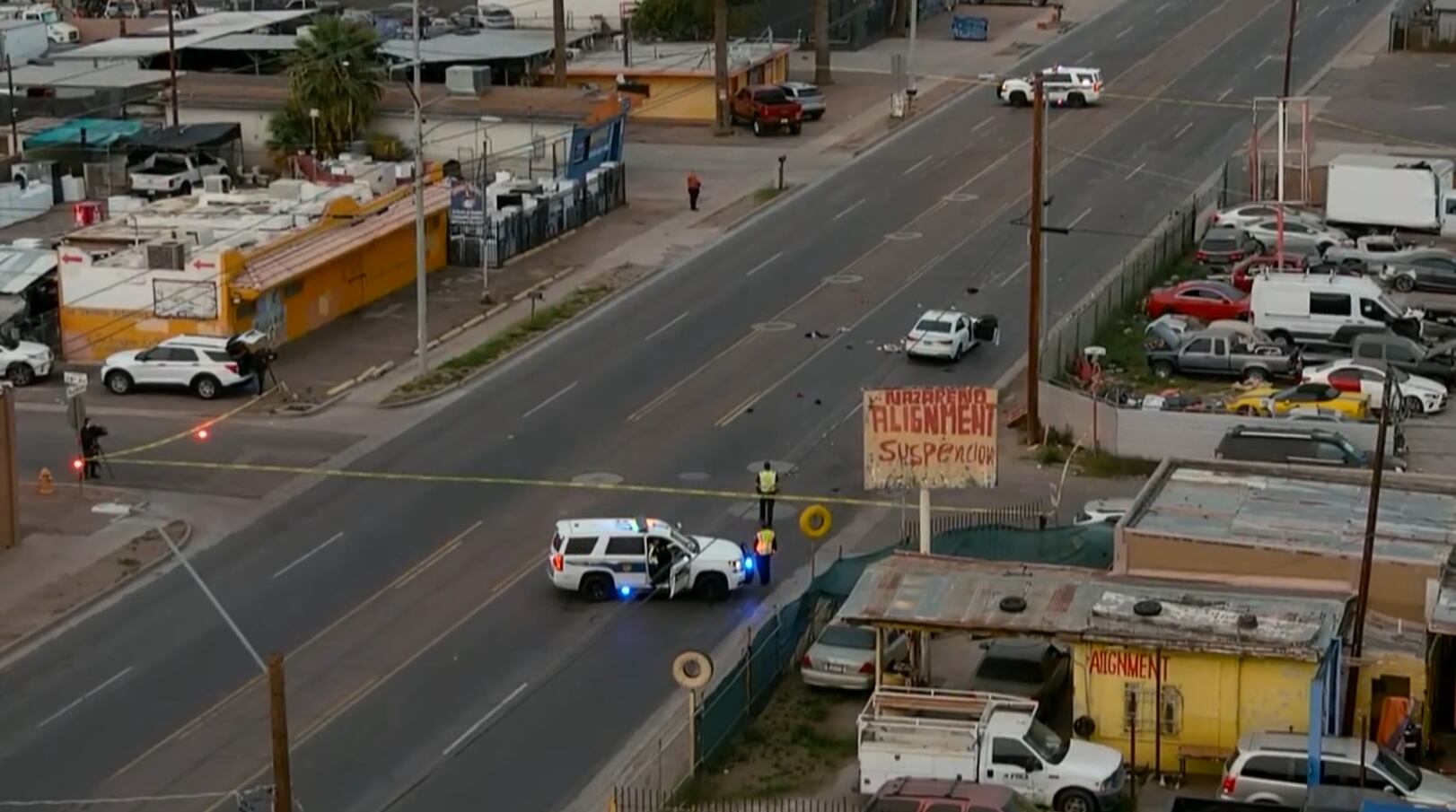 Two men hospitalized after being hit by car in west Phoenix