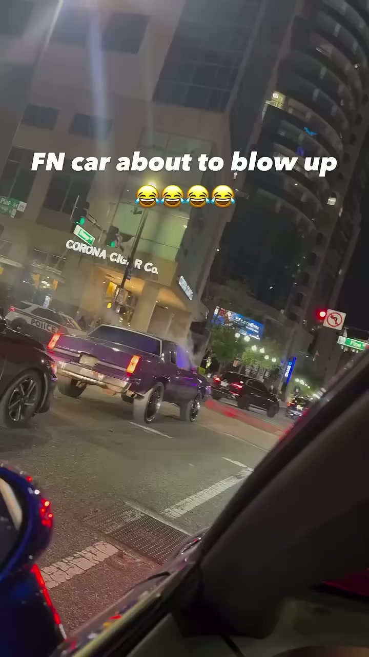 Bro might need a fire extinguisher in his Cutlass