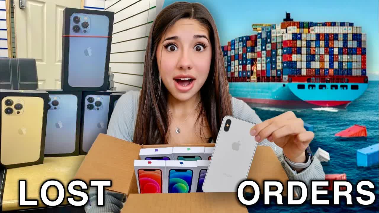 I bought lost iPhone packages for cheap!