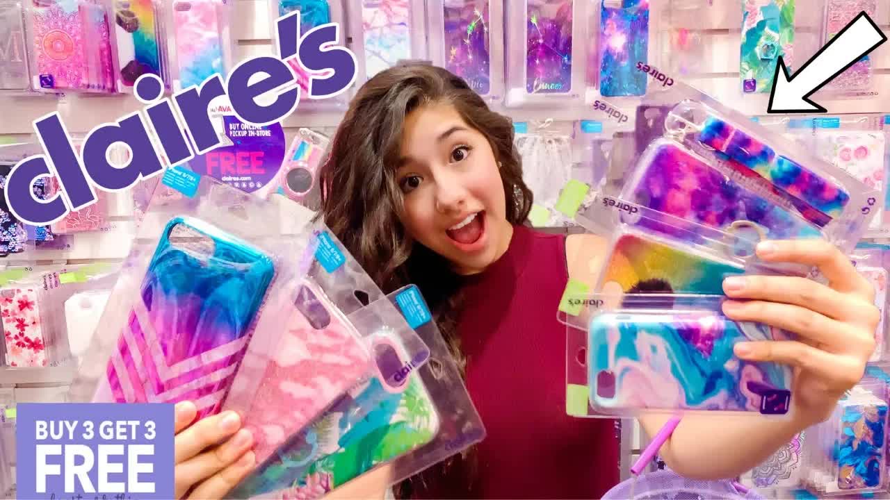 iPhone case shopping at Claire's! + Huge giveaway