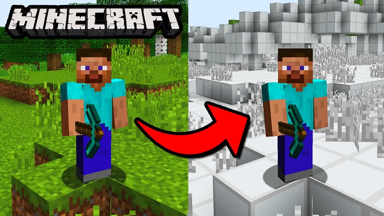 I beat Minecraft but every block looks the same!