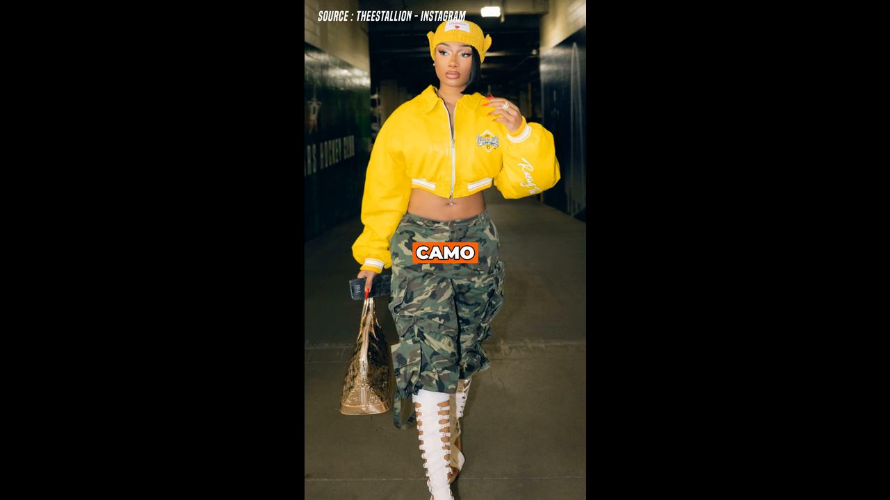 Megan Thee Stallion & Klay Thompson take over NBA tunnel fashion