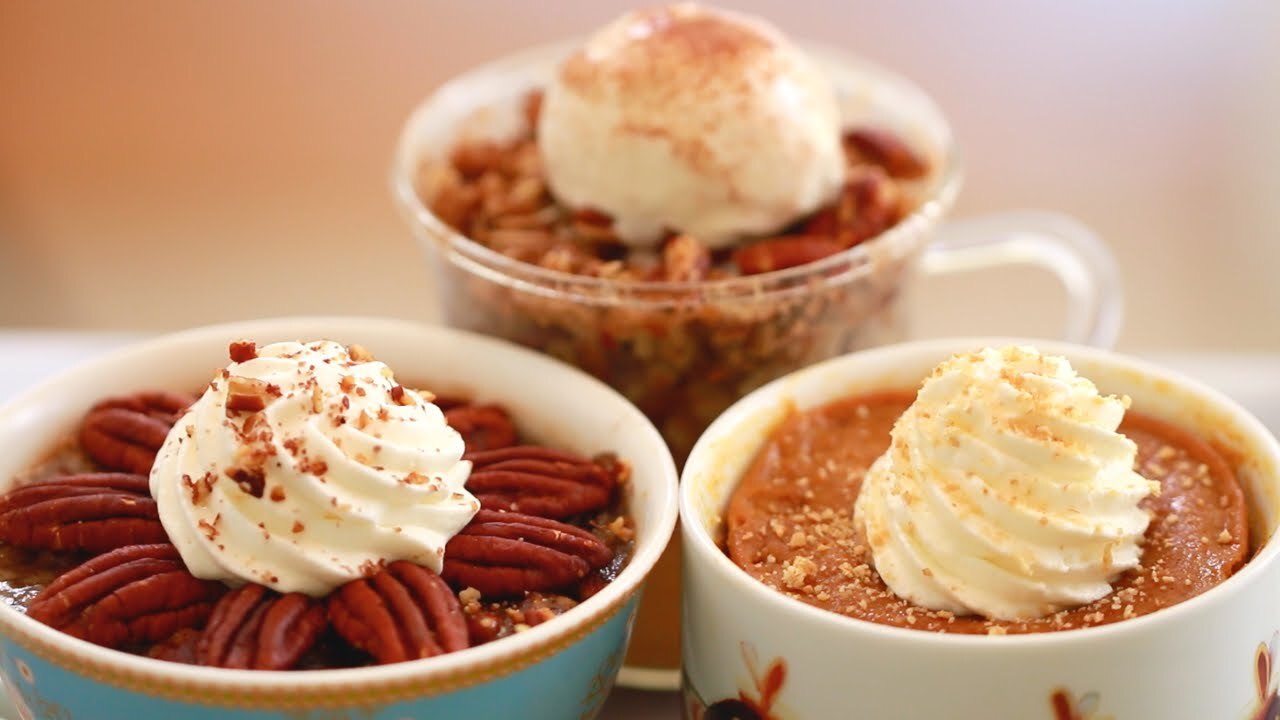Three classic pies you can make in a mug using just the microwave