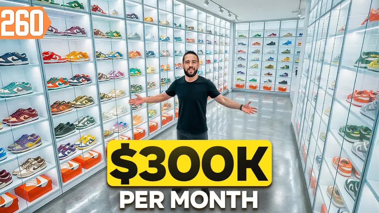 This is how you make $3.6M yearly reselling shoes