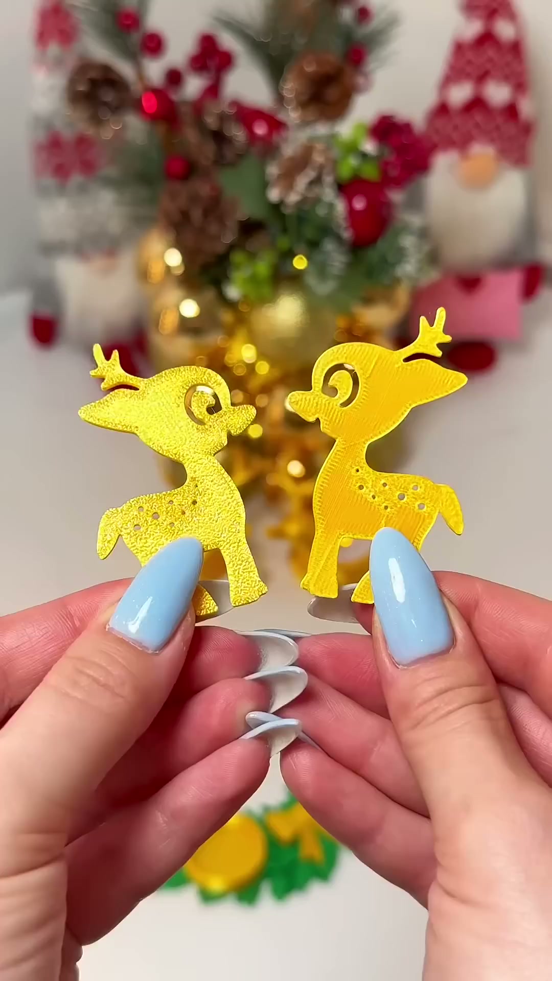 Cozy 3D-printed Christmas wreath 🎄