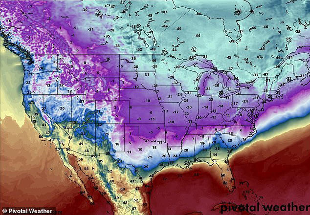 Americans in six US states warned of 'exploding trees' as subzero cold hits