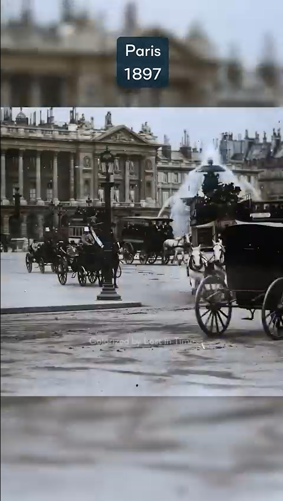 Paris in 1897 in color