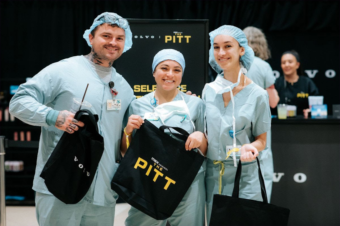 The Pitt cast honors UCLA healthcare workers with surprise hospital visit