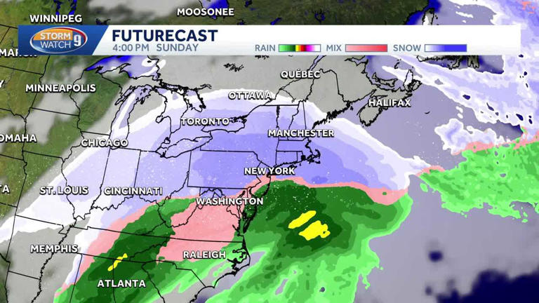 Snow starting to fall as major winter storm moves into New Hampshire