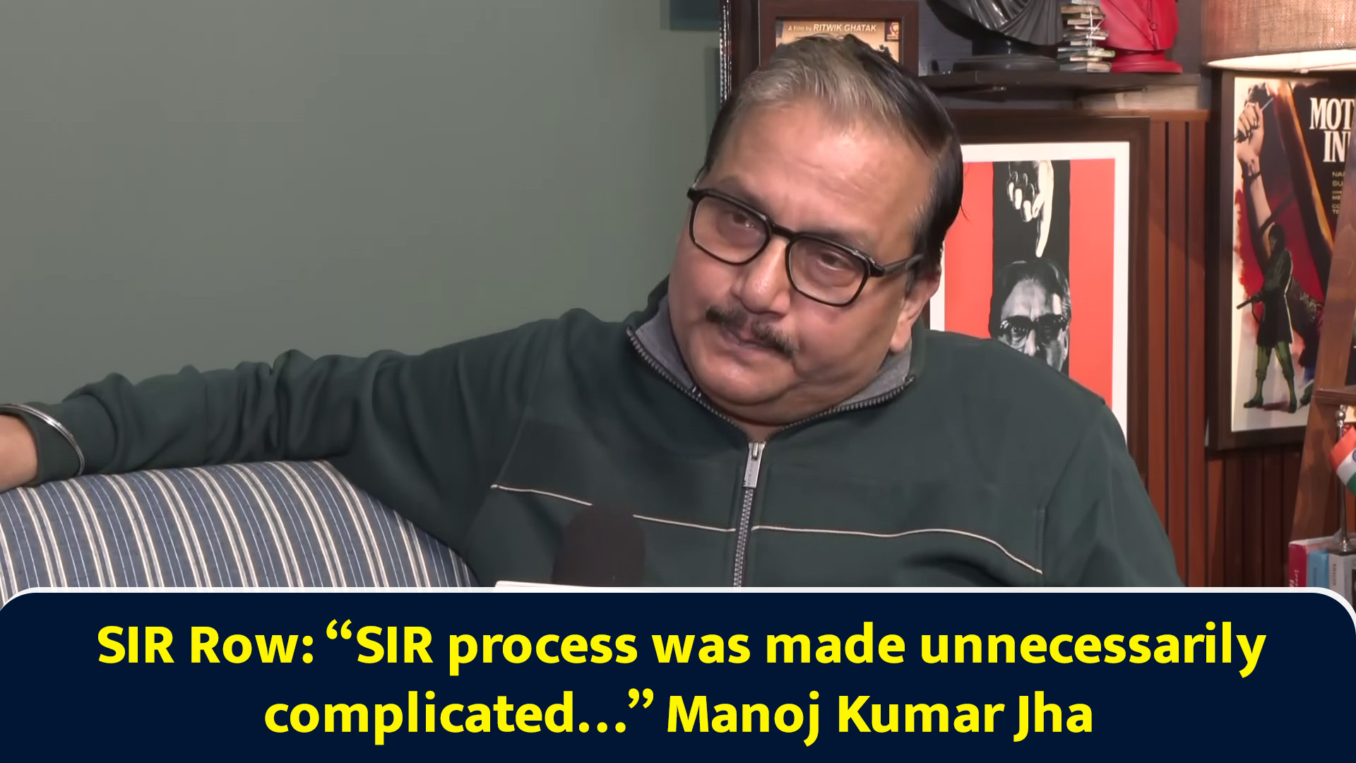 SIR row: "SIR process was made unnecessarily complicated..." Manoj ...