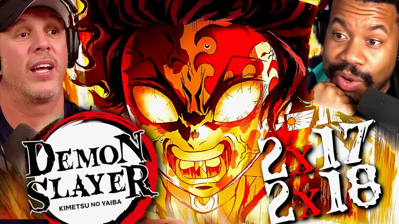 First time watching Demon Slayer season 2 episodes 17–18! The ...