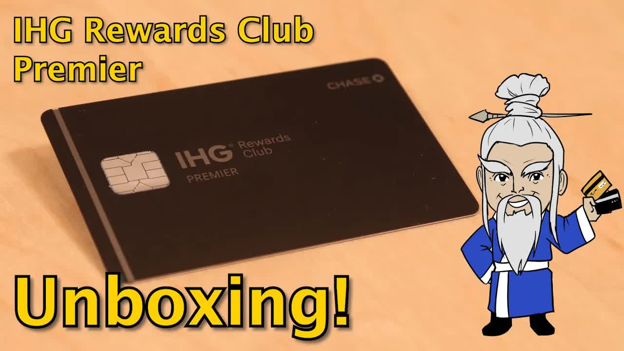 IHG Rewards Club Premier Card unboxing!
