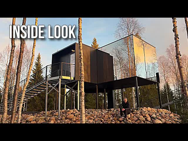 I went to Finland to test an elevated prefab home designed for the ...