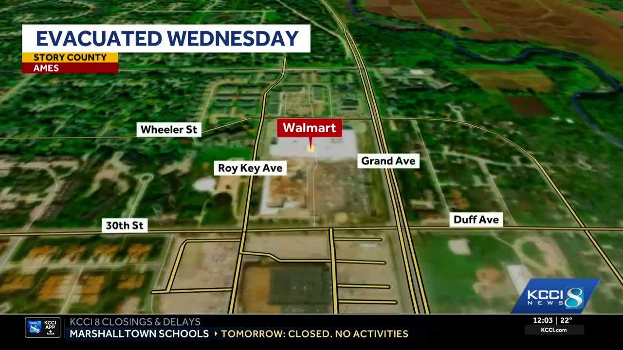Ames police say brief Walmart evacuation was caused by man's threats to ...