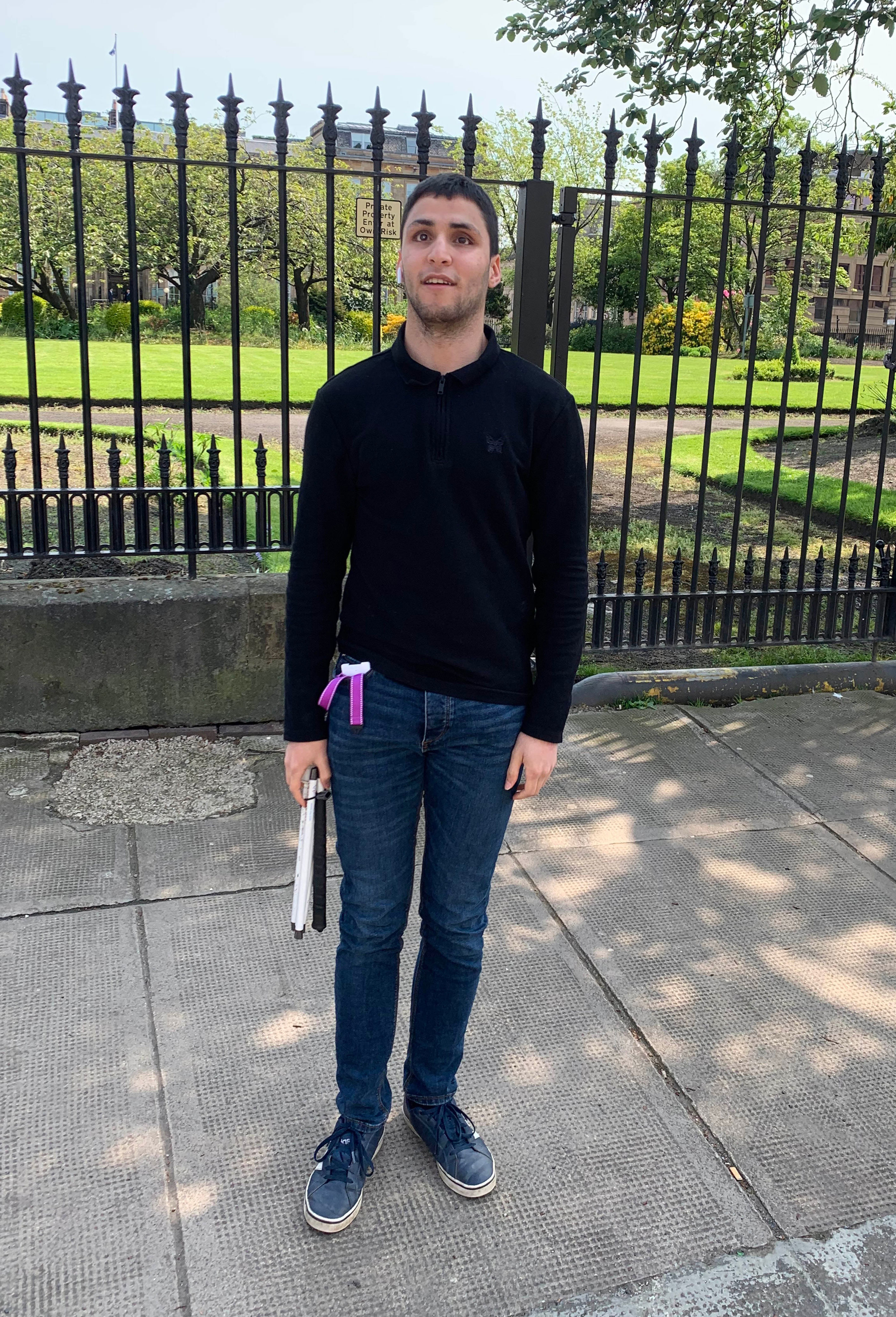 Blind student awarded £18,000 after falling onto train tracks