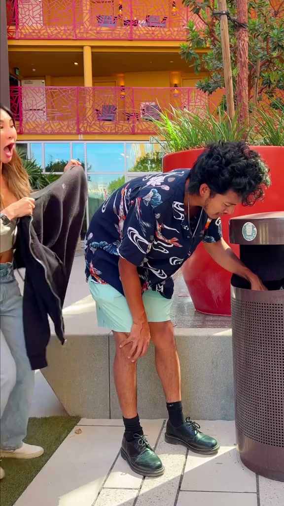 When helping others is just for the camera