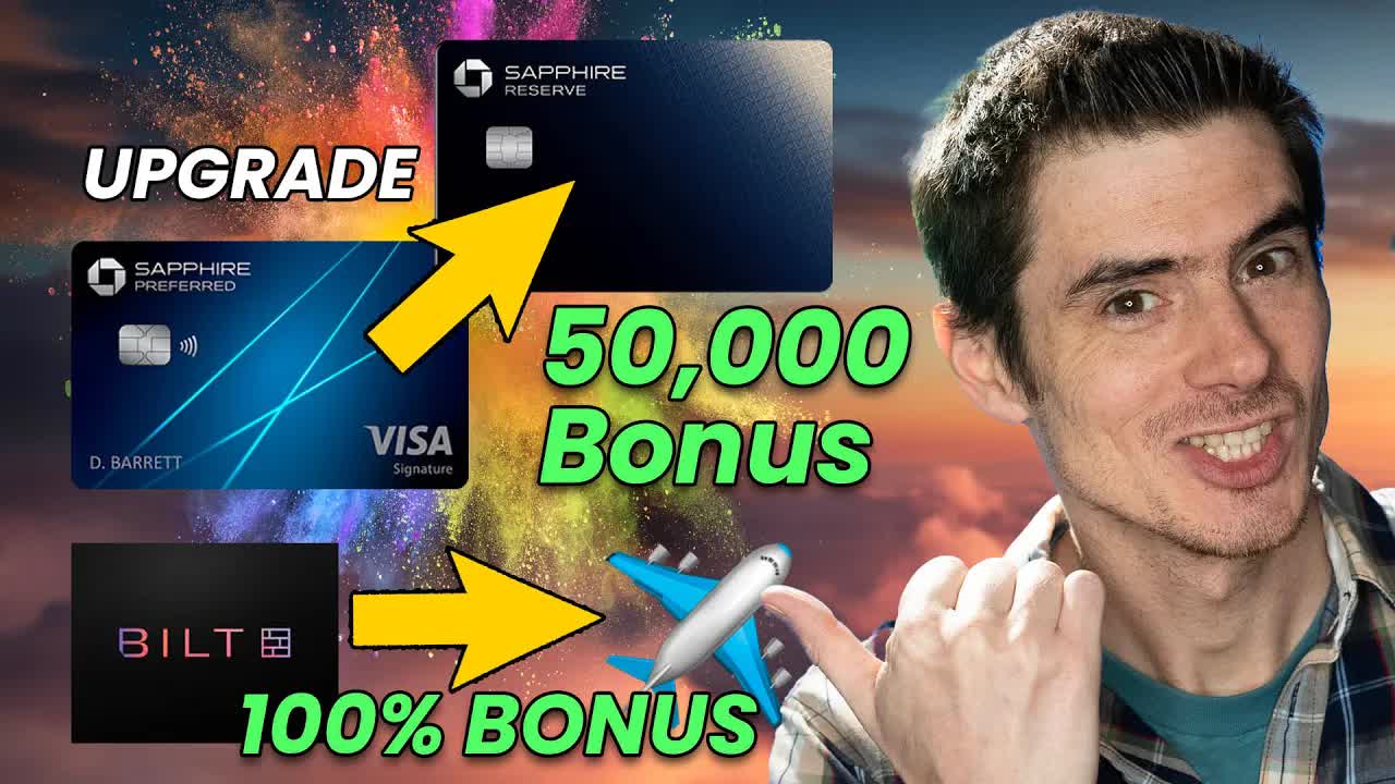 Chase upgrade bonuses coming + Bilt 100% airline bonus