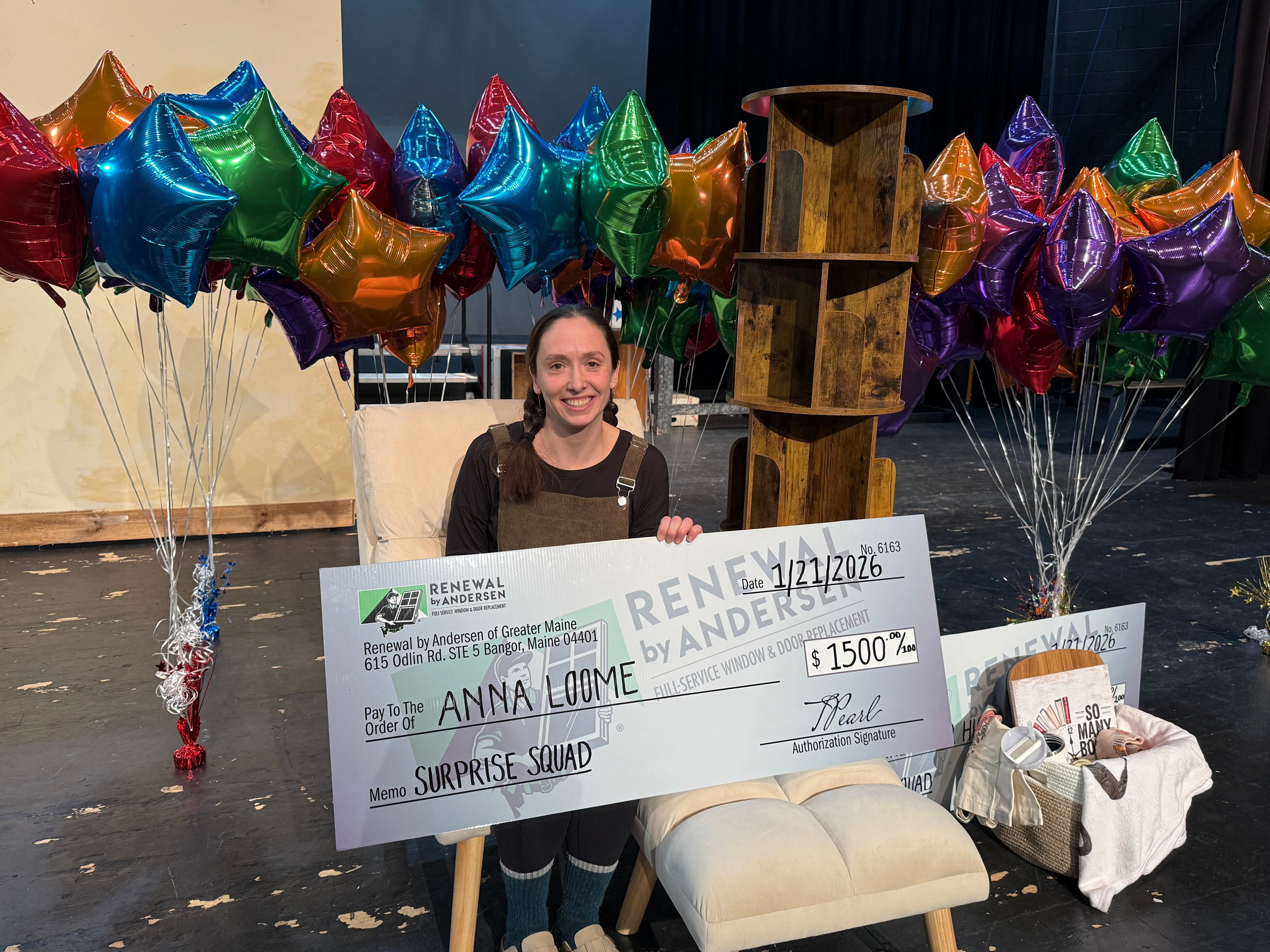 And the Surprise Squad winner is... Anna Loome from Millinocket