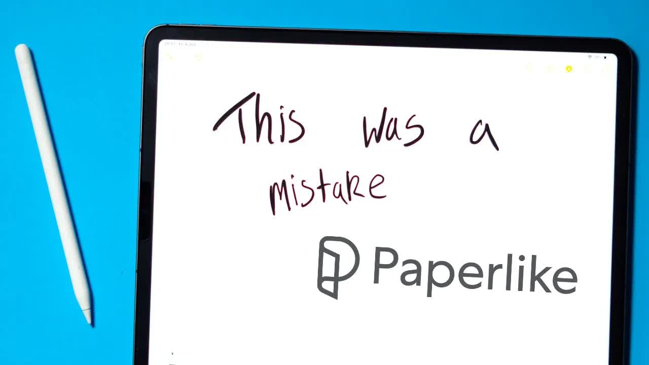 Paperlike screen protector review: scam for iPad Pro?
