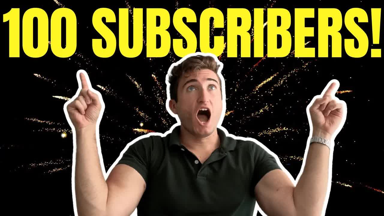 Thank you for 100 subscribers! | 3 rules for new YouTubers!