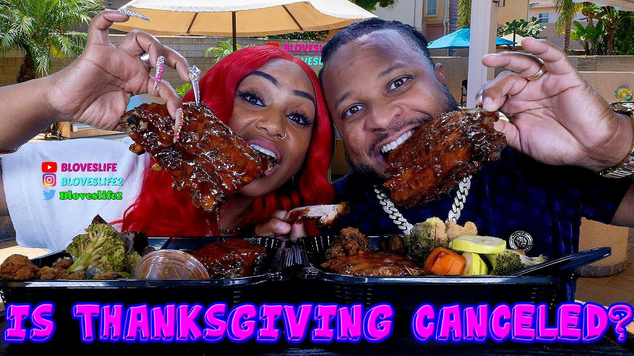 BBQ mukbang drama: canceling Thanksgiving this year?