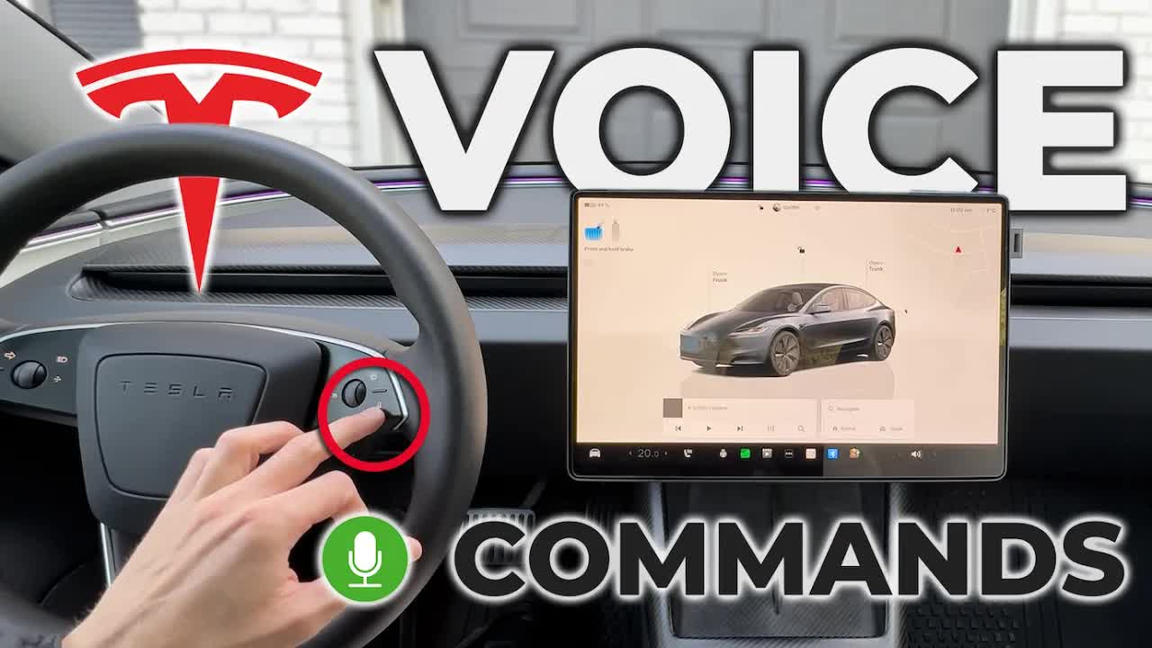 32+ Tesla voice commands you must know (Model S, 3, X, Y)