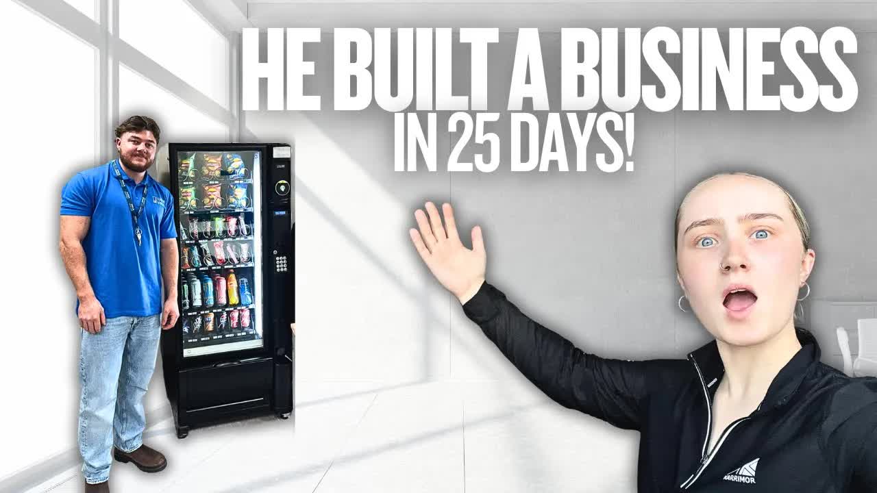 How he secured his first vending machine location in less than 25 days!