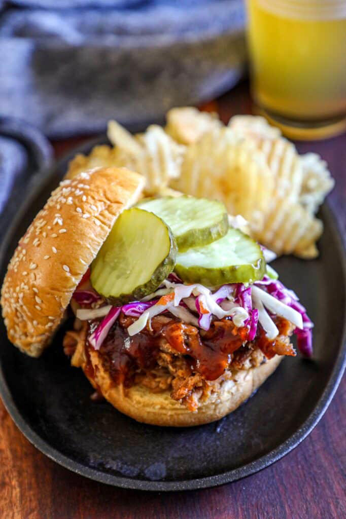 Slow cooker BBQ pulled pork
