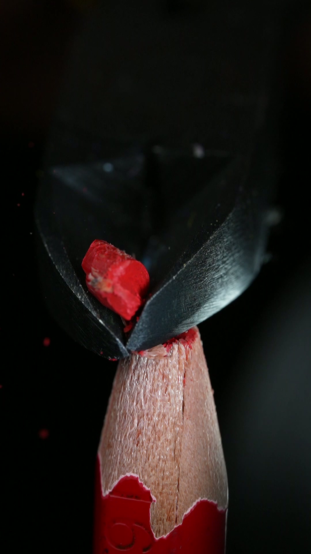 ASMR pencil object cutting #macro #slowmo