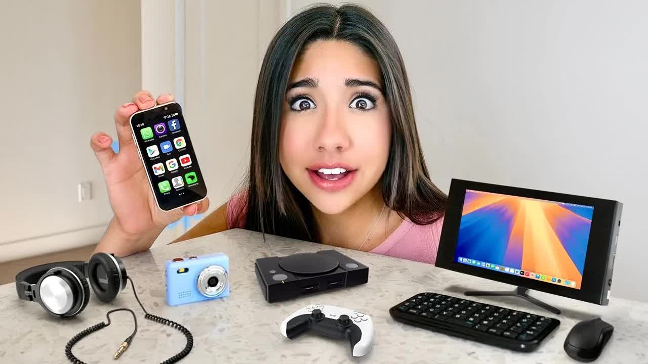 Using only tiny tech for 24 hours