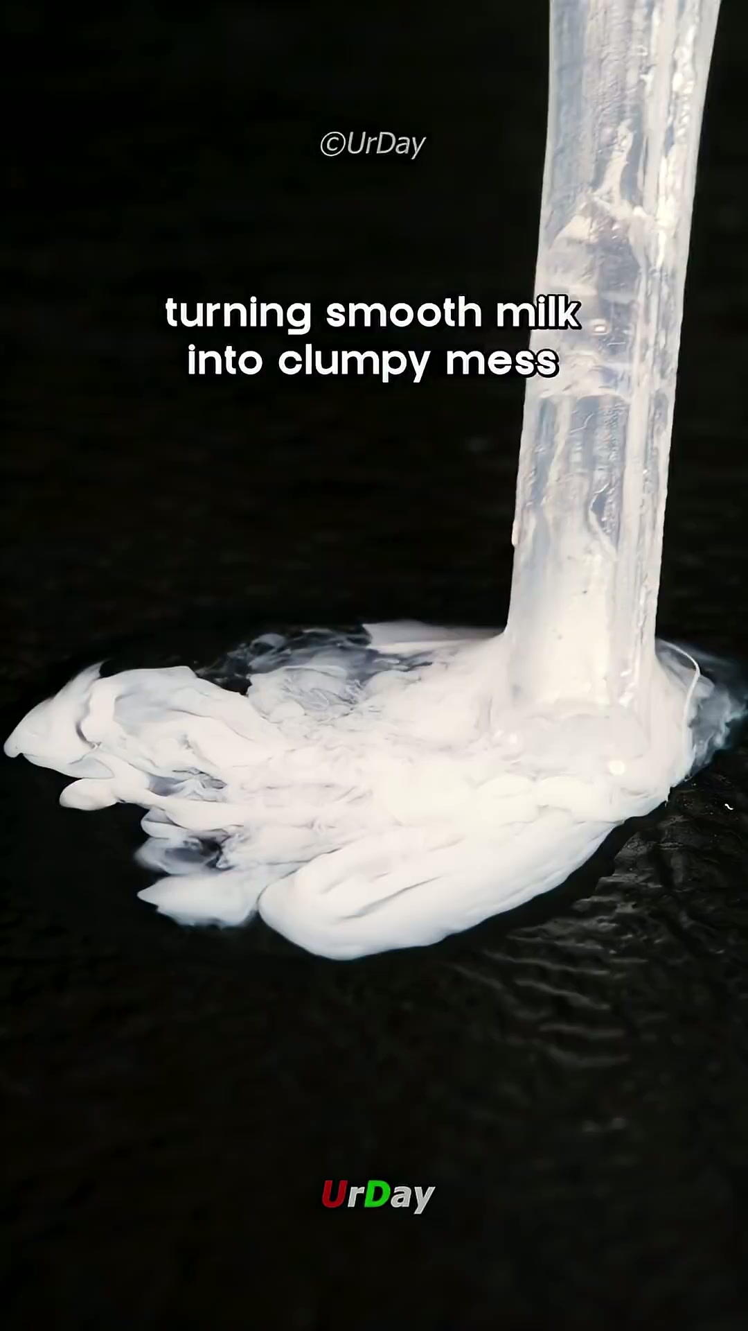 Milk after mouthwash? #urday #closeup #satisfying