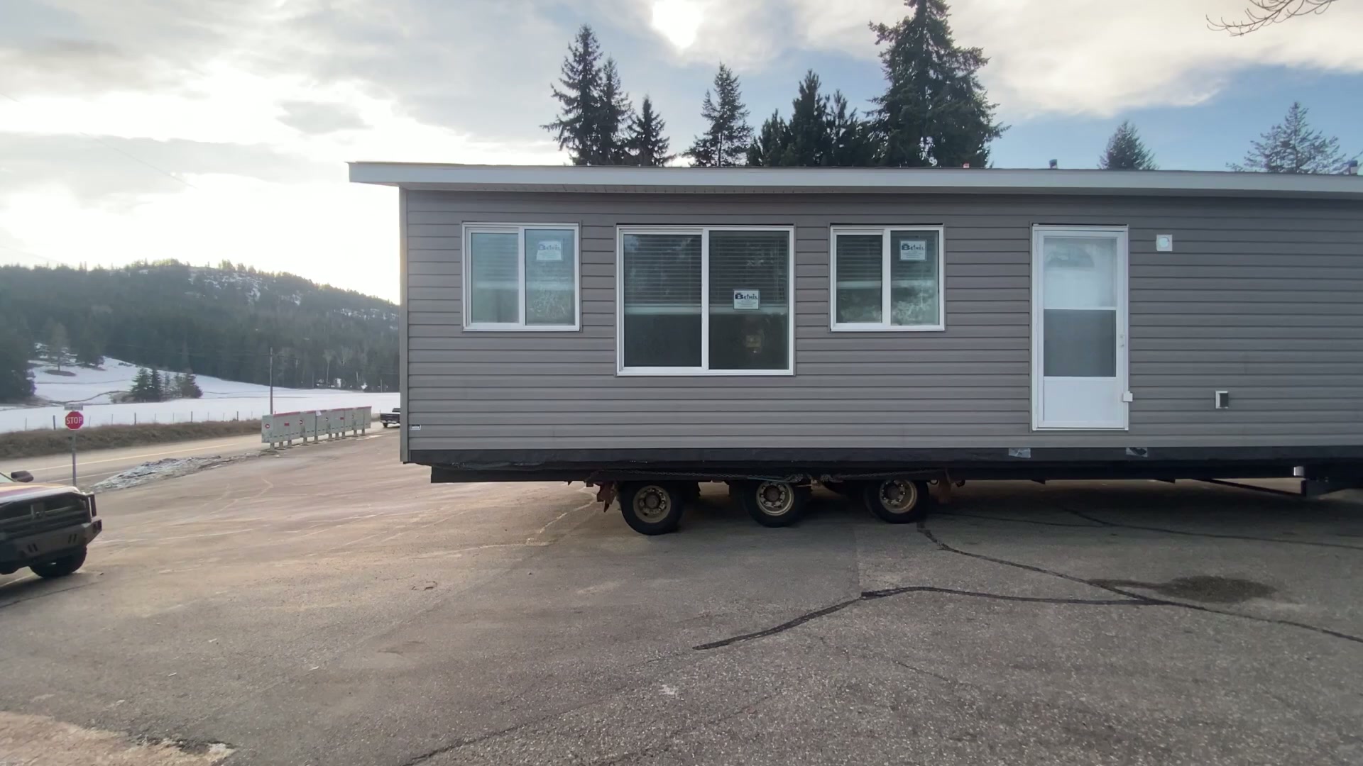 The tiny mansion manufactured home has arrived!