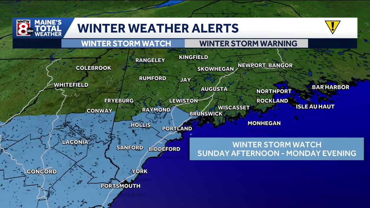 Snowstorm to impact Maine following dangerous cold this weekend