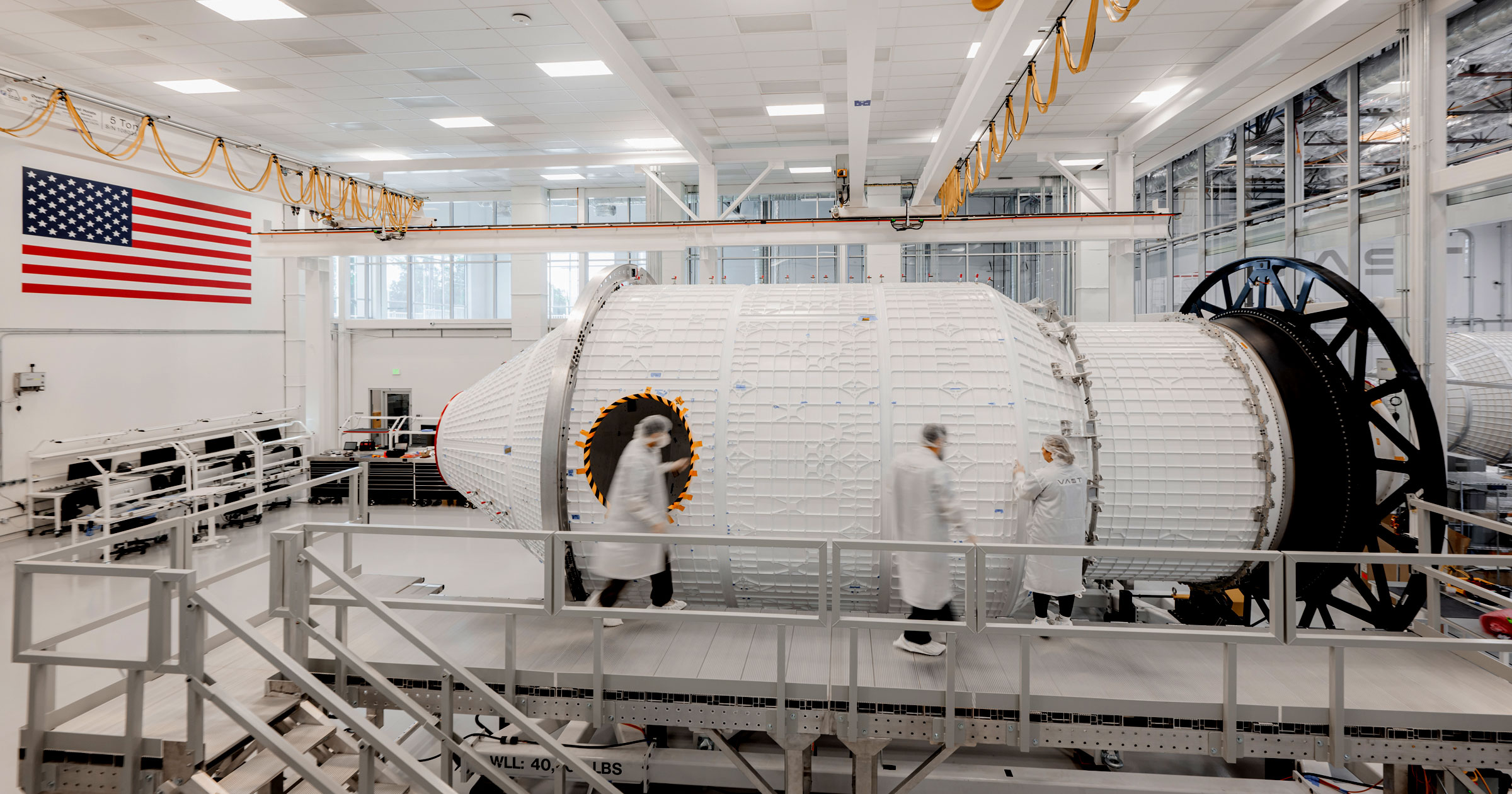 Private space station being assembled for launch