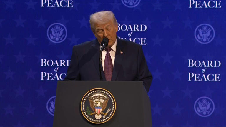 Trump unveils Board of Peace, 'New Gaza' plans at Davos