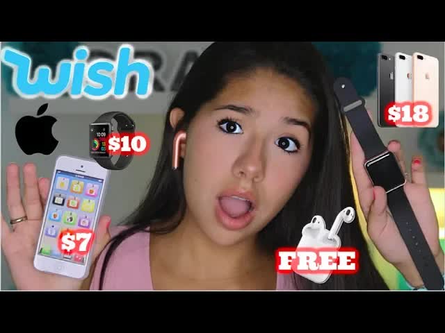 I bought a fake iPhone X and Apple Watch from Wish!