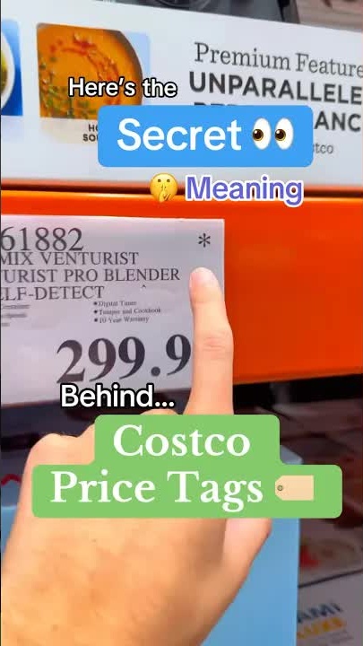 Decoding Costco price tags: secret meanings revealed!