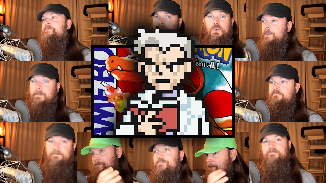 Pokémon Red/Blue/Yellow - Professor Oak theme acapella!