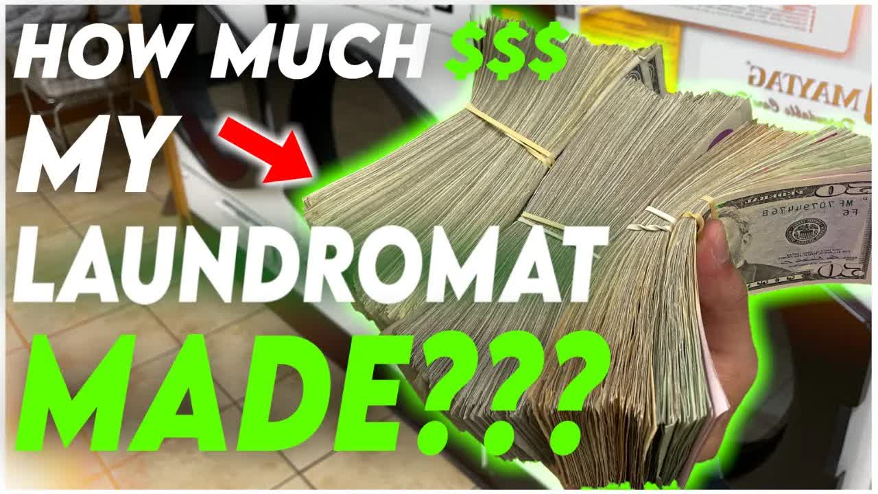 How much money I make with my new laundromat!