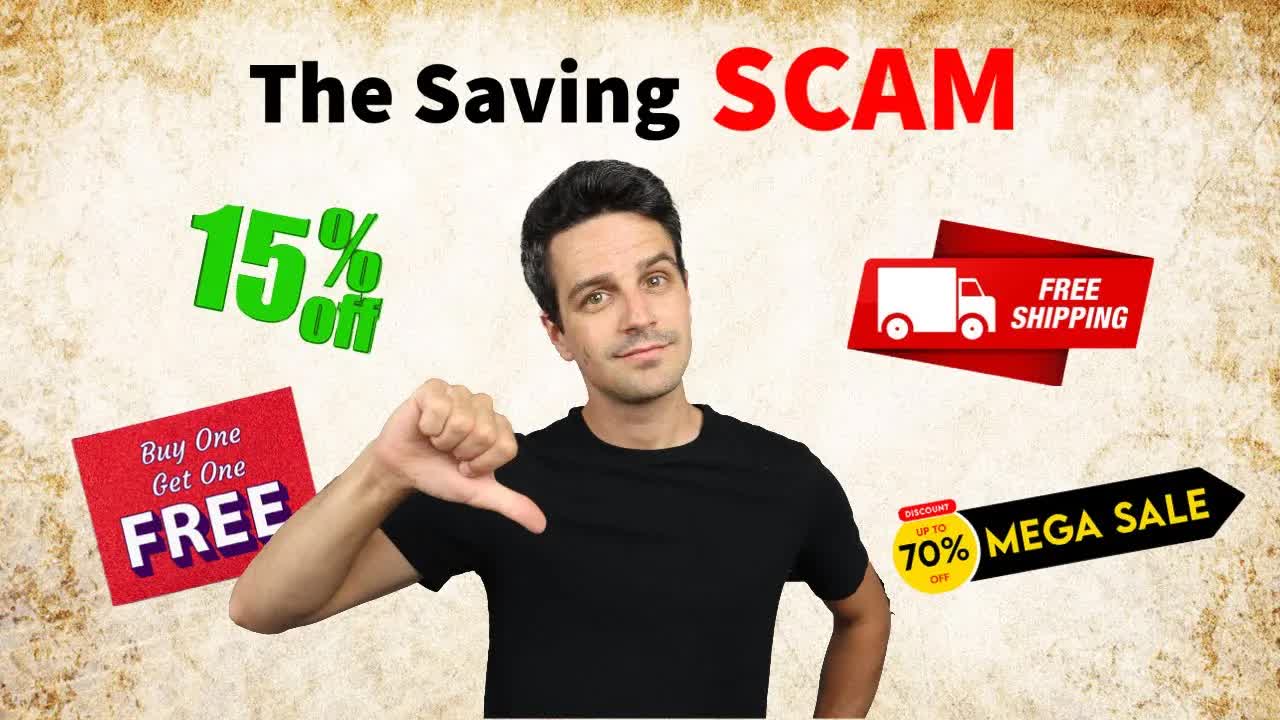 Saving money is a huge scam that keeps people poor