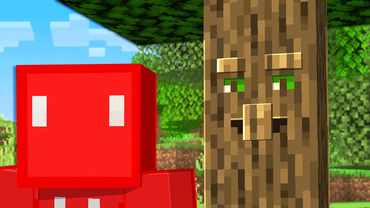 Minecraft but the blocks are alive