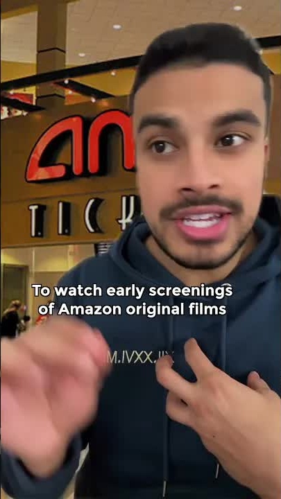 Movie theater trick with Amazon Prime!